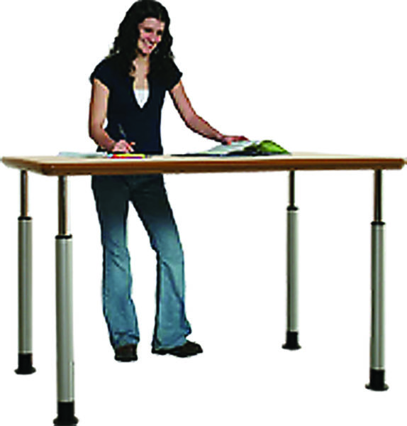 Height Adjustable Table Rectangular - Tough Furniture