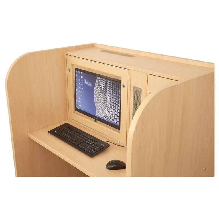 Fixed Computer Workstation - Tough Furniture